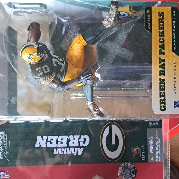 McFarlane Toys | Accessories | Green 3 Nfl Action Figure 3 Green Bay ...
